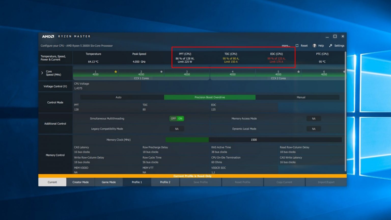 Настройка Precision Boost Overdrive Ryzen - Te4h